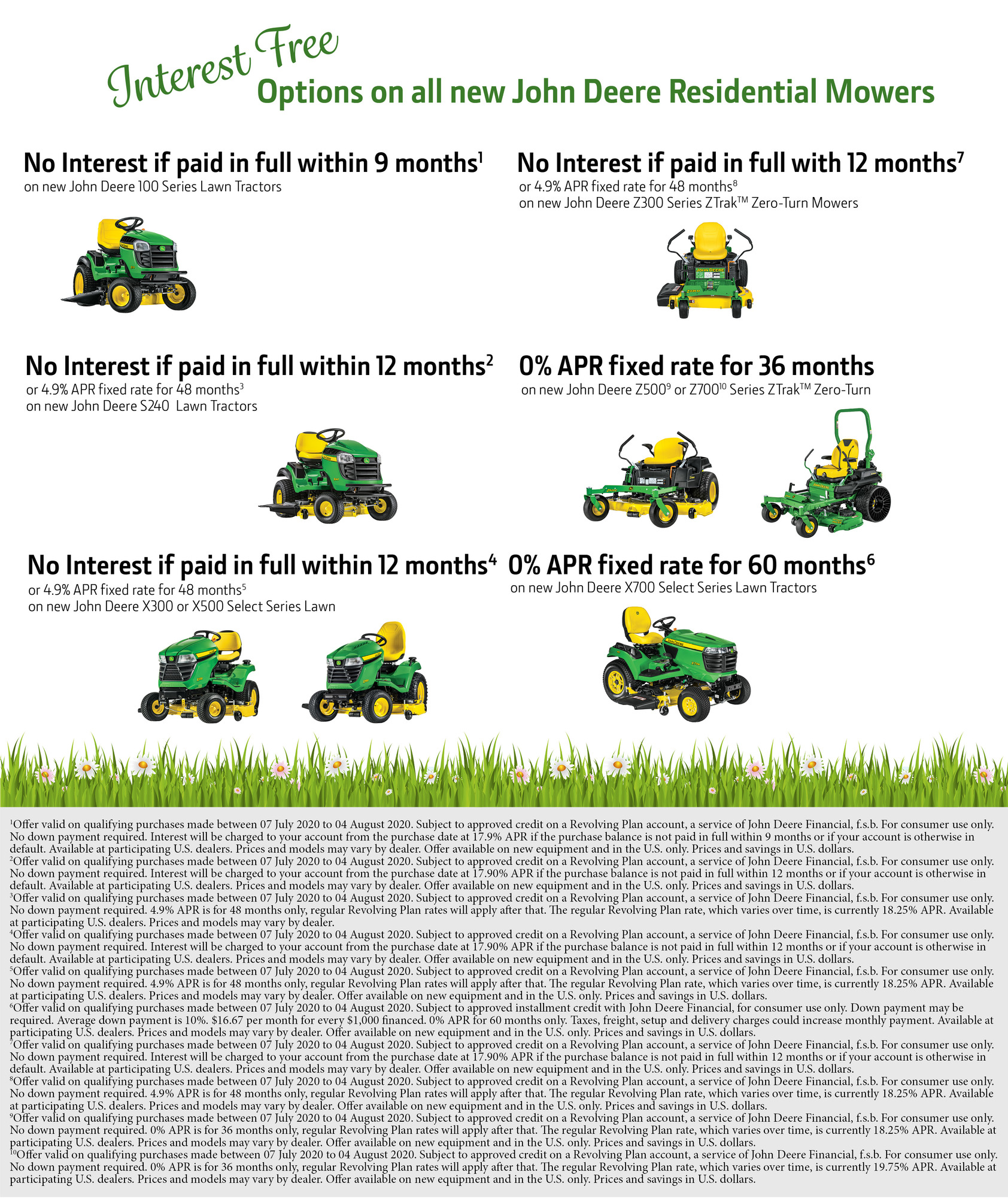 John Deere Equipment Promos | Davenport, IA | Sinclair Tractors